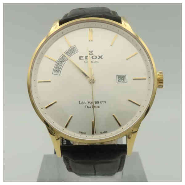 Buy Edox Les Vauberts men's Dress Watch 83010-37J-AID-PO - Ashford.com
