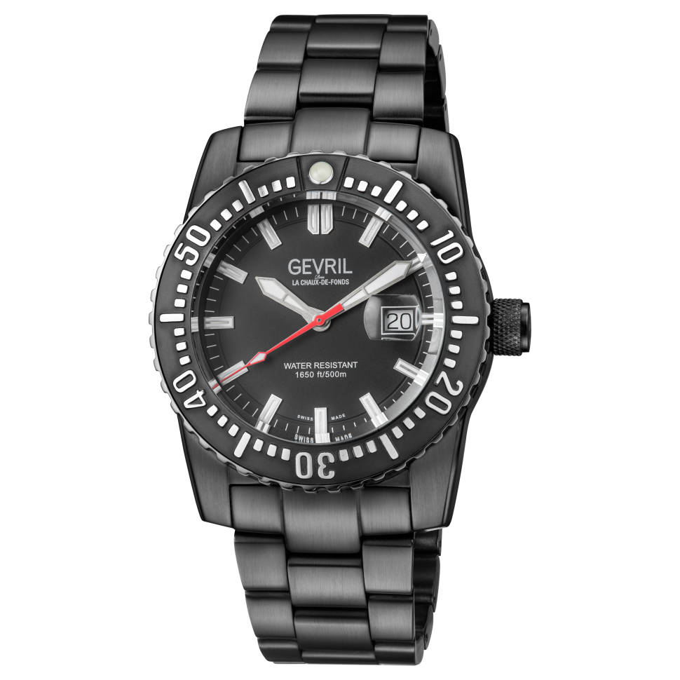 Buy Gevril Canal St Divers men's Watch 46006.1 - Ashford.com