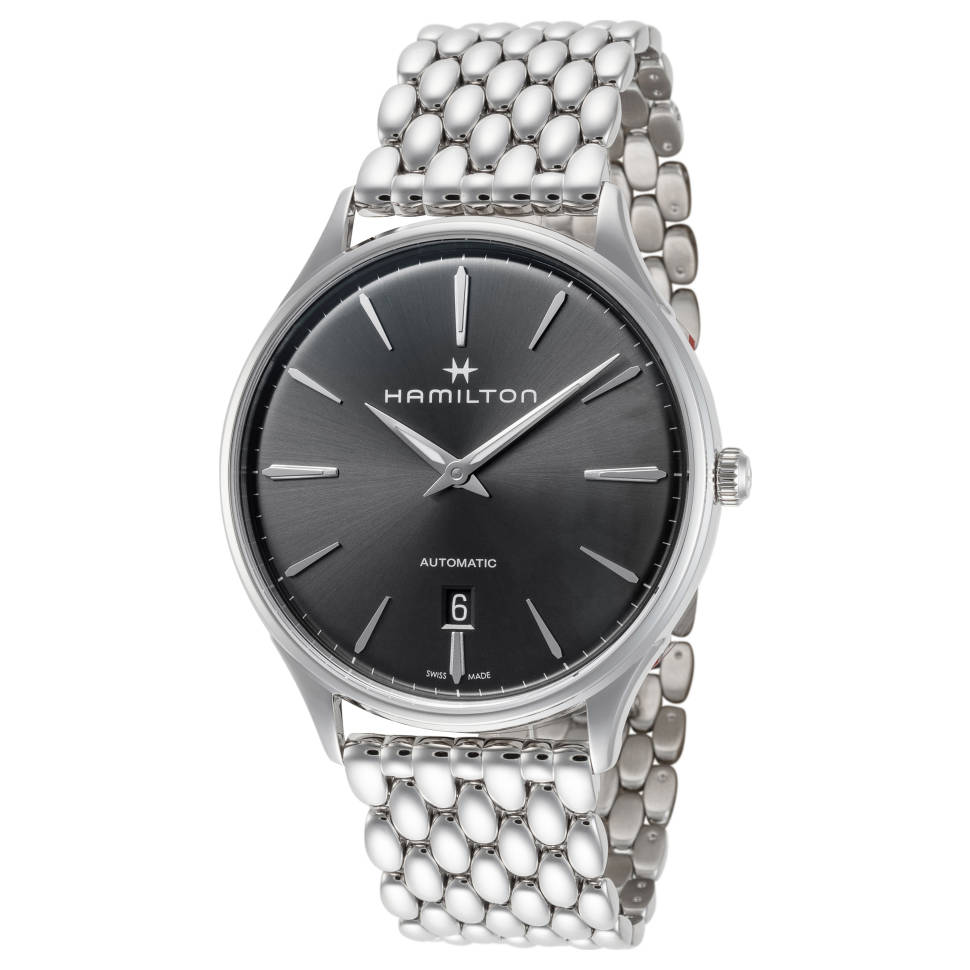 ⌚️ Hamilton Jazzmaster Thinline Auto Anthracite Dial H38525181 $380 ...