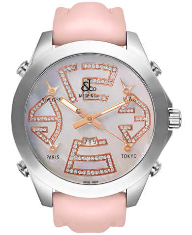 Buy Jacob Co Five Time Zone WOMEN'S Casual Watch JC-105- Ashford.com