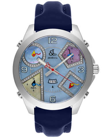 Buy Jacob Co Five Time Zone men's Casual Watch JC-23DA - Ashford.com